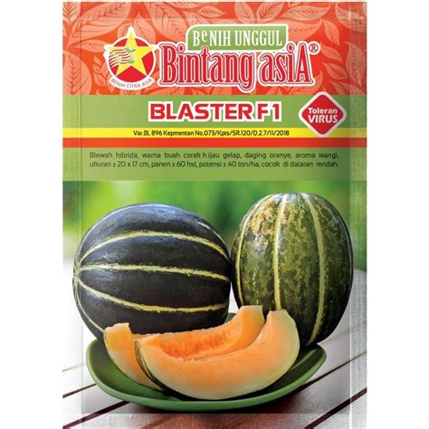 Jual Benih Blewah Blaster F1 15 Gram Cap Bintang Asia Toleran Virus