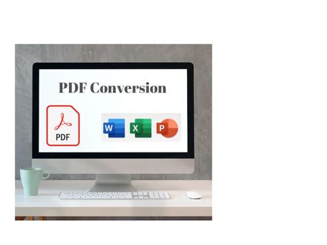 pdf conversion to word excel or powerpoint upwork