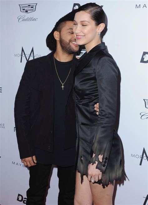 Bella Hadid And The Weeknd Cozy Up On The Red Carpet Page Six