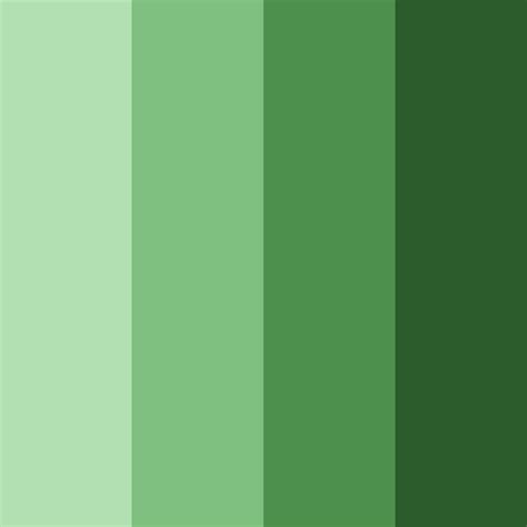 Shades Of Green Forest Color Palette Colordrop
