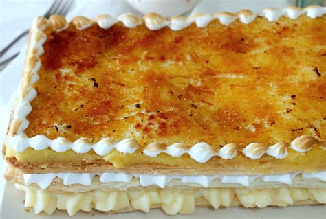 Mille Feuille A Thousand Leaves Cake The Basque Baker