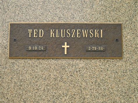 Grave Marker Theodore Bernard Ted Kluszewski Famous Graves Grave Marker Gravestone