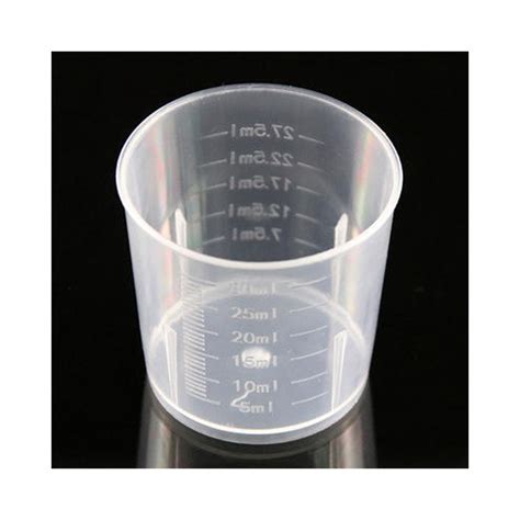 30ml Plastic Measuring Cup Measuring Cylinder Pp Medicine Cup