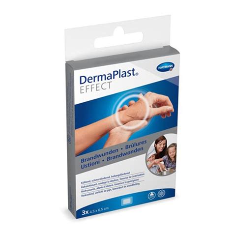 Hartmann Dermaplast Effect Burn Plasters 45x65mm X8 Easypara