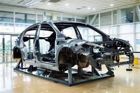 Assembly Line Car Frame In Industrial Setting Neural Network Ai