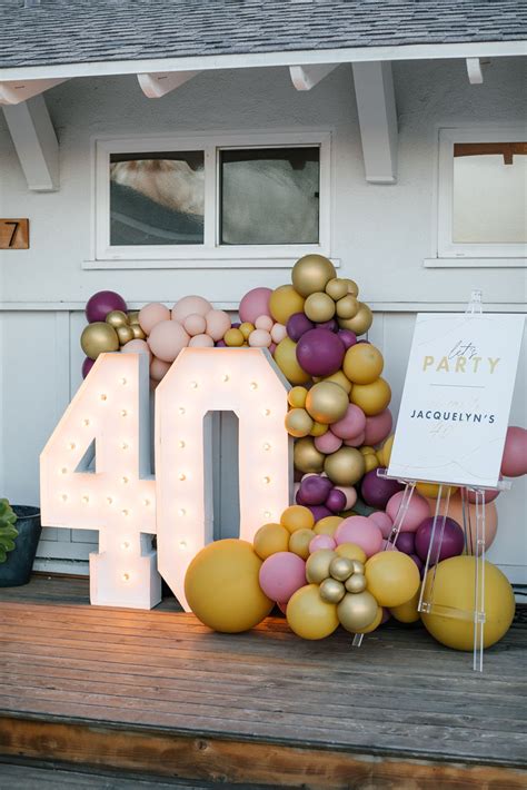 40th Birthday Sign Ideas Forty And Fabulous 🥂💕 40thbirthday