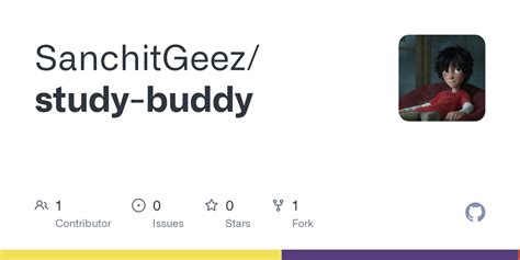 GitHub SanchitGeez Study Buddy