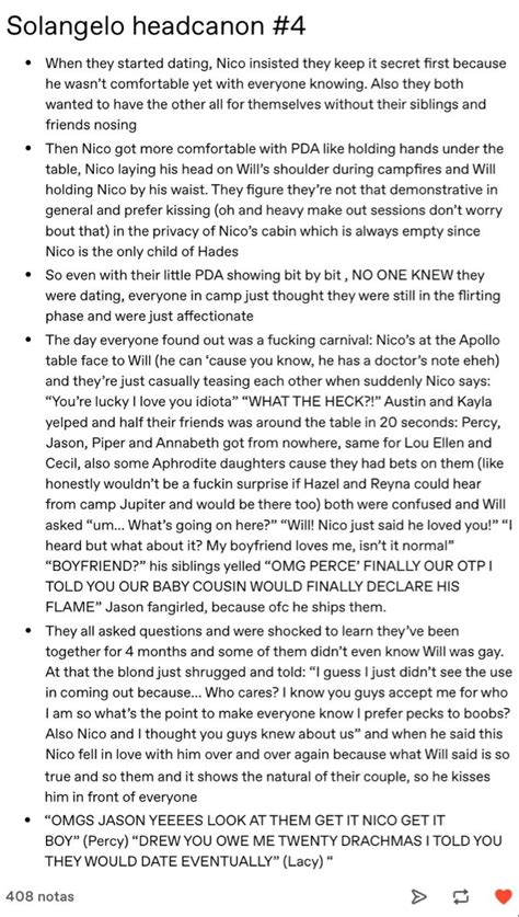 The Text On This Page Reads Soangelo Headanon 4