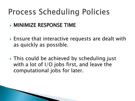 Operating Systems Process Scheduling Pptx