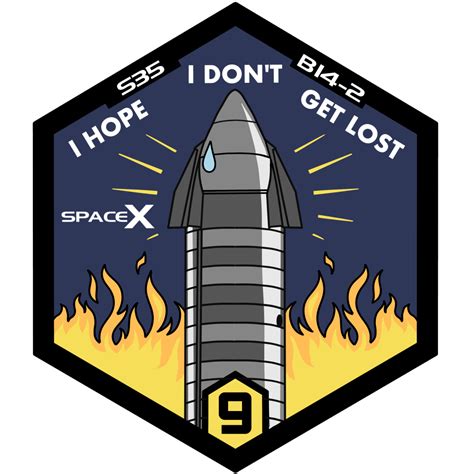 Patch Starship Flight 9 Ufotinik