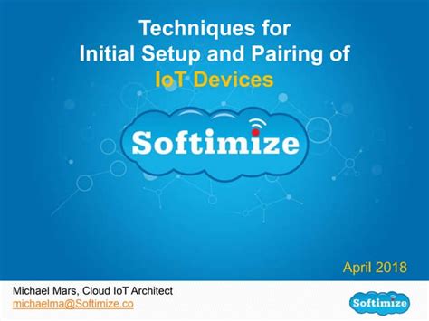 iot setup and pairing ppt