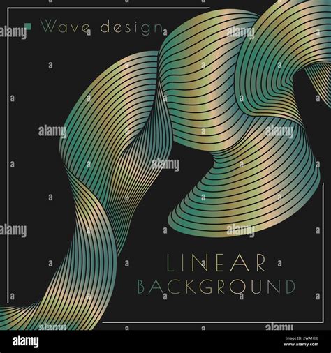 A Colorful Composition Of Lines Abstract Colorful Ribbon For A Template For A Cover Banner