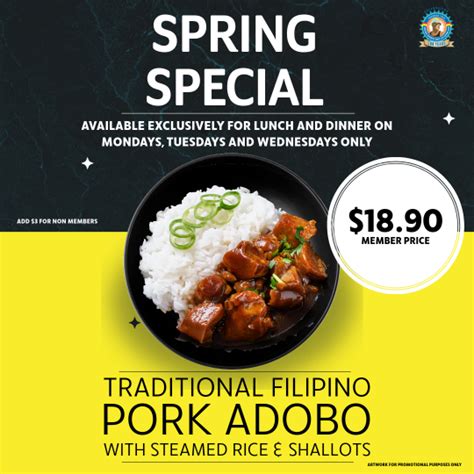 Spring Meal Deal Surfers Paradise Surf Lifesaving Club