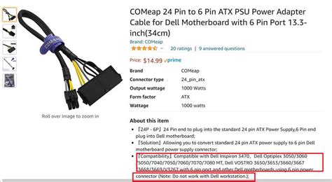 Dell 20 Pin Power Supply Pinout A Comprehensive Guide