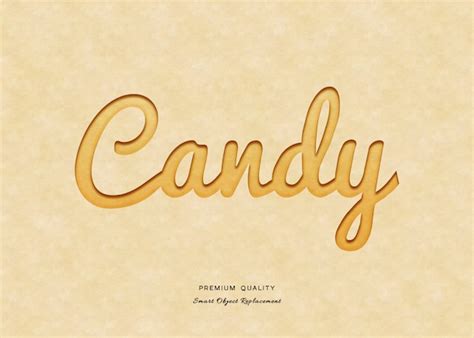 Premium Psd Candy Text Style Effect