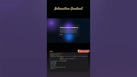 🎨 Interactive Gradient Magic Css3 And Javascript Combo 💻 Shorts Shortvideo Cssframework