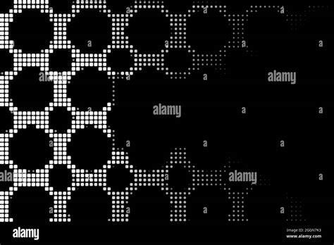 Halftone Texture Pattern For Background Abstract Design With Dots Mosaic Style Stock Vector