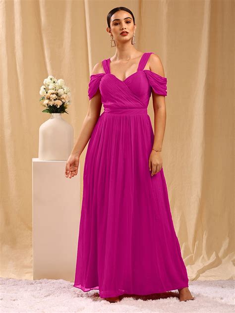 Buy Trendy Divva Shoulder Strap Maxi Dress Dresses For Women 21941974