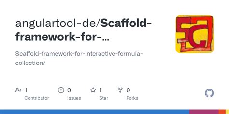 GitHub Angulartool De Scaffold Framework For Interactive Formula Collection Scaffold