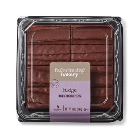 Fudge Iced Brownies 13oz8ct Favorite Day™ Target