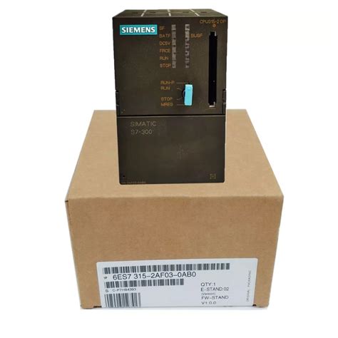 Siemens 6es7315 2af03 0ab0 Simatic S7 300 Cpu 315 2 Dp Goldrayline