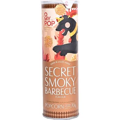 O My Pop Secret Smoky Barbecue Flavour Popcorn 70 Gm O My Pop