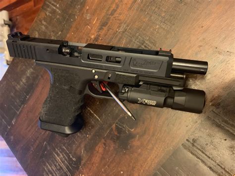 Sold Tokyo Marui G34 Zev Upgraded Gbb Pistol Hopup Airsoft