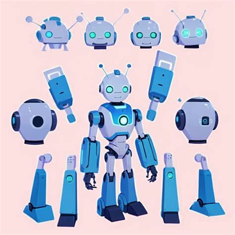 Cute Robot Design Prompts Stable Diffusion Online