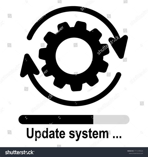 Loading Process Update System Icon Concept Stock Vector Royalty Free Shutterstock