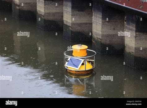 A Ysi Brand Solar Powered Water Quality Monitoring Buoy With Remote Telemetry In The Gowanus