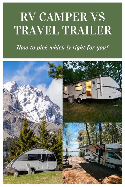 Rv Camper Vs Travel Trailer Which Is Best For You Nourishing Wild Souls