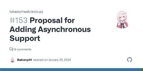 Proposal For Adding Asynchronous Support · Issue 153 · Lukasschwabarxivpy · Github