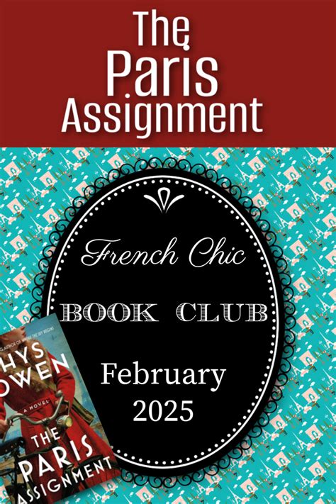 French Chic Book Club ~ The Paris Assignment Life With Dee