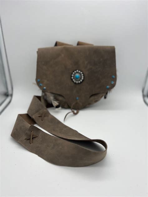 Handmade Native Leather Possibles Bag Etsy