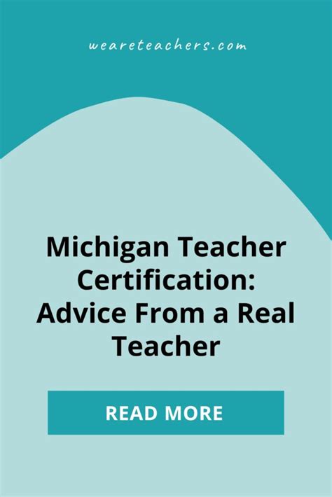Michigan Teacher Certification Advice From A Real Teacher