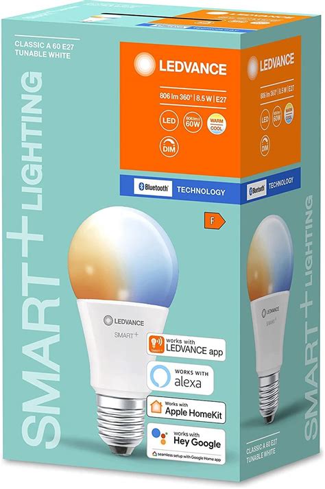 Ledvance Smart Led Lamp With Bluetooth E27 Dimmable Light Color