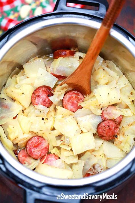 Instant Pot Italian Sausage Cabbage And Potatoes At Anne English Blog