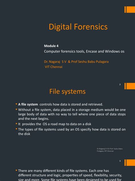 Digital Forensics Computer Forensics Tools Encase And Windows Os Download Free Pdf File