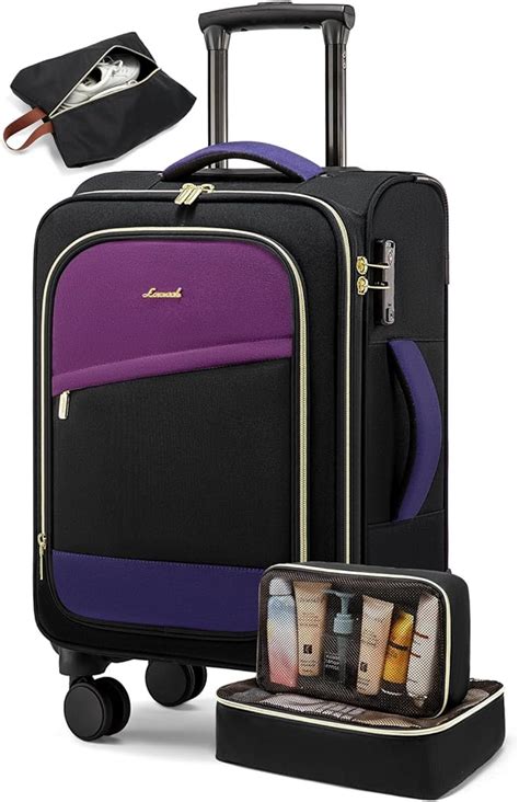 Lovevook 4 Pcs Carry On Luggage 22x14x9 Airline Approved