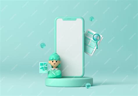 Data Analysis Mobile App 3d Rendering Free Psd