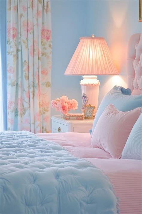 Light Blue Bedroom And Pink Light Blue Bedroom Small Bedroom Pink