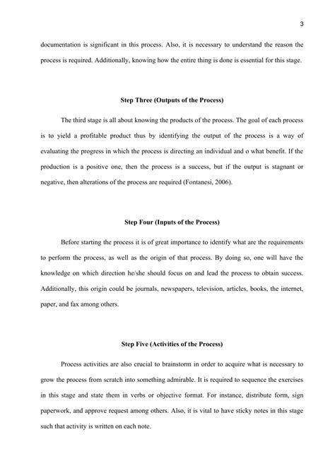 Process Analysis Essay Examples Sample ️