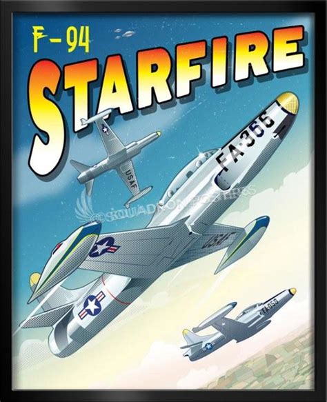 F 94 Starfire Squadron Posters
