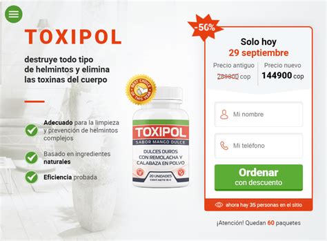 Toxipol : Cápsula, Reseñas, Funciona, Precio, Beneficios, Comprar!!