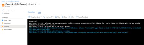 Send Events To Event Grid Topic From Blob Triggered Azure Function Using Managed Service Identity