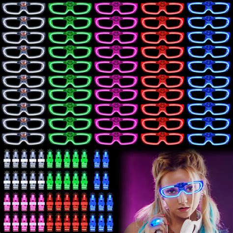 100 Pcs Led Light Up Toy Party Favors Glow In The Dark Party Supplies