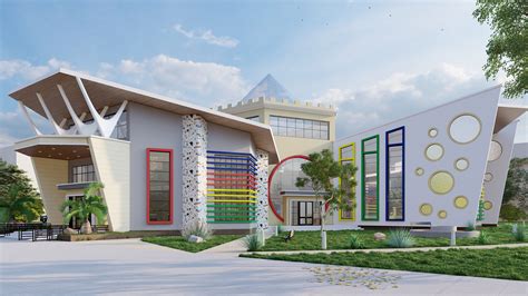 Kindergarten School Design Behance Behance