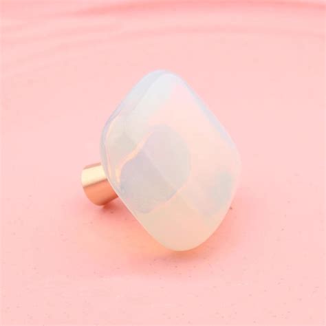 Opal Brass Knobsnatural Crystal Knobsgemstone Drawer Handlecrystal