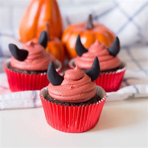 Halloween Devil Cupcakes