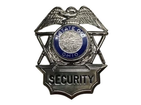 Security Hat Badge Ohio Seal